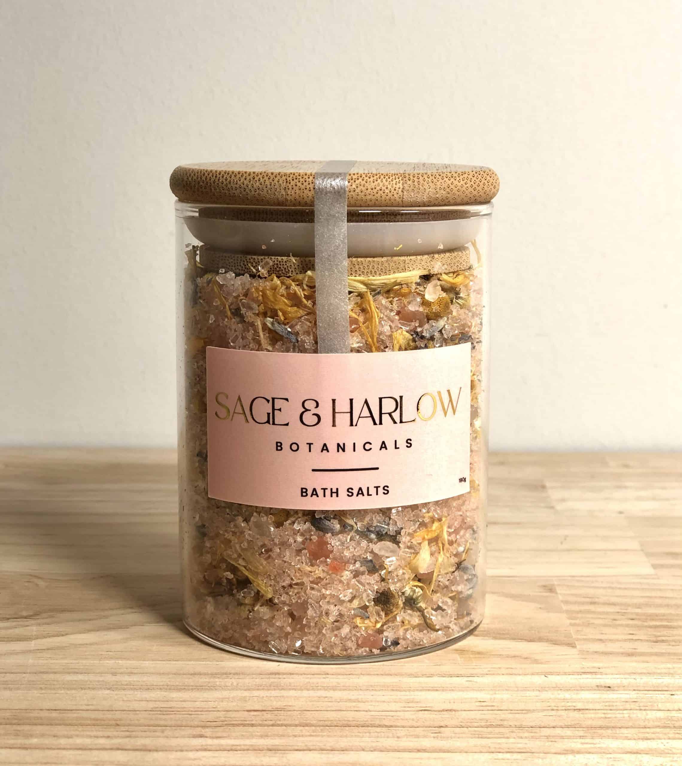Sage and Harlow Botanicals | Handcrafted Bath Salts